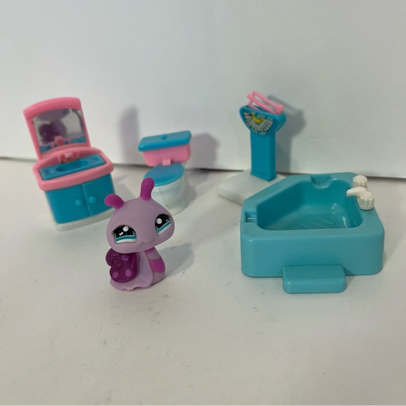 Littlest Pet Shop | Toys | 528 Littlest Pet Shop Pink Purple Snail ...